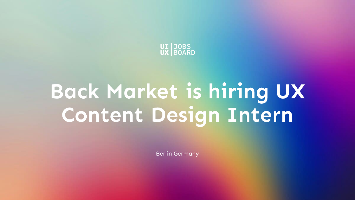 Ux Jobs Berlin