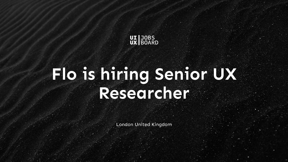 Senior UX Researcher at Flo in London United Kingdom