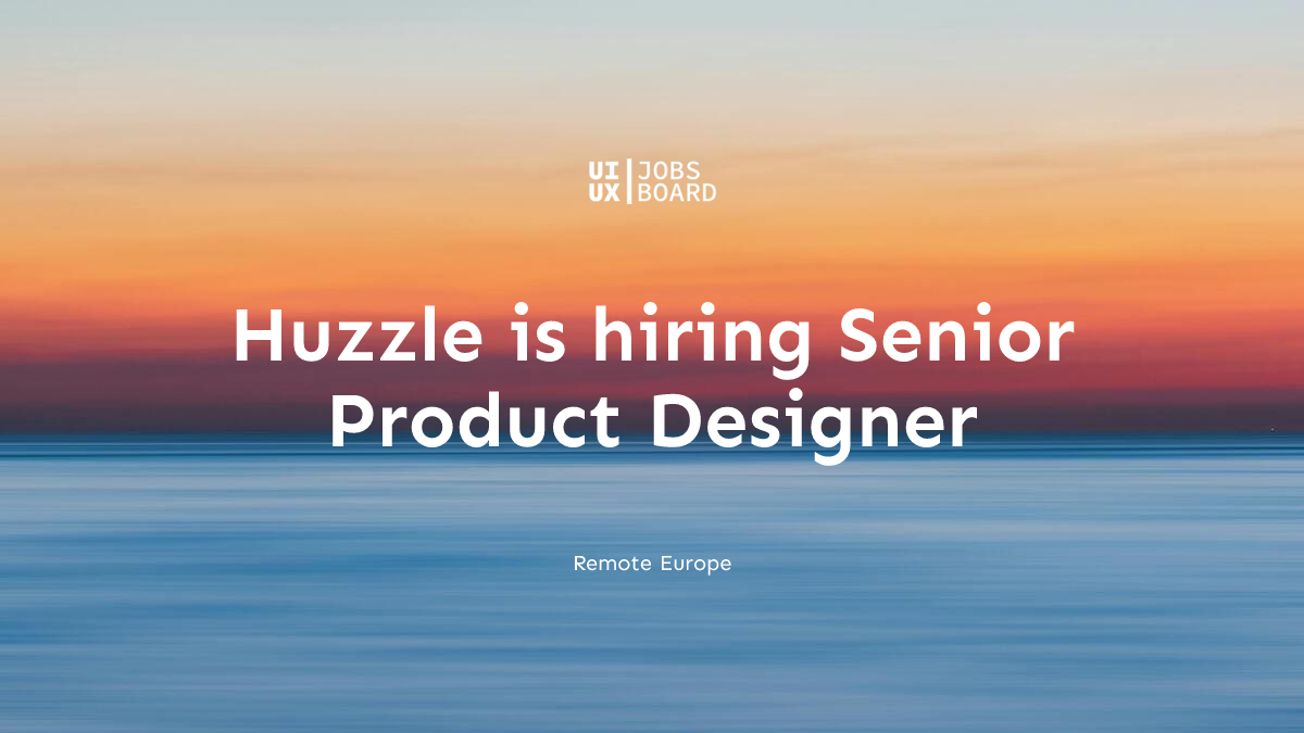 Remote Senior Product Designer at Huzzle in Europe