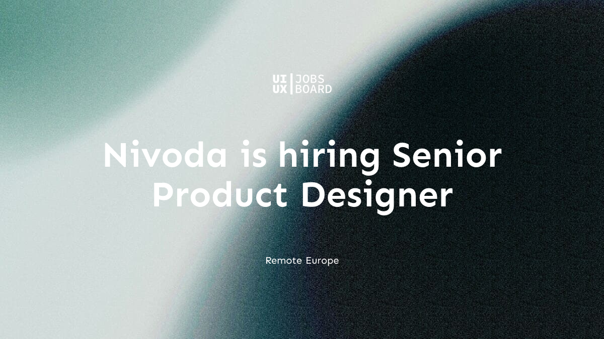 Remote Senior Product Designer at Nivoda in Europe