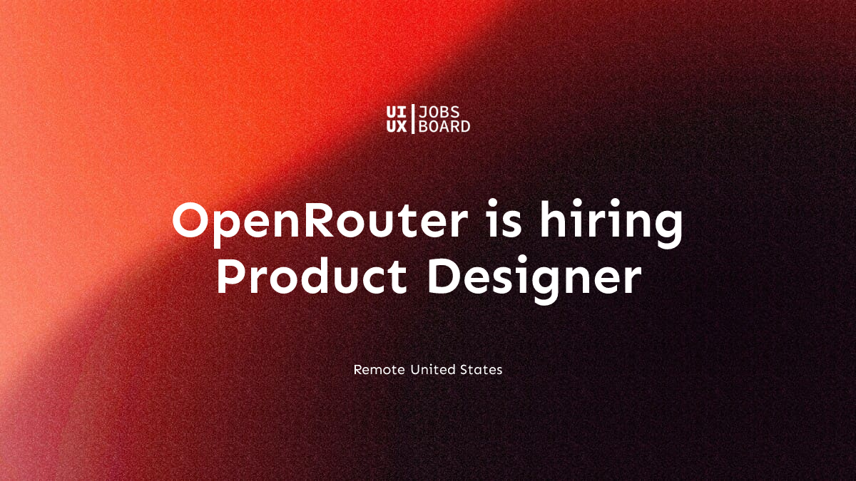 Remote Product Designer at OpenRouter in United States