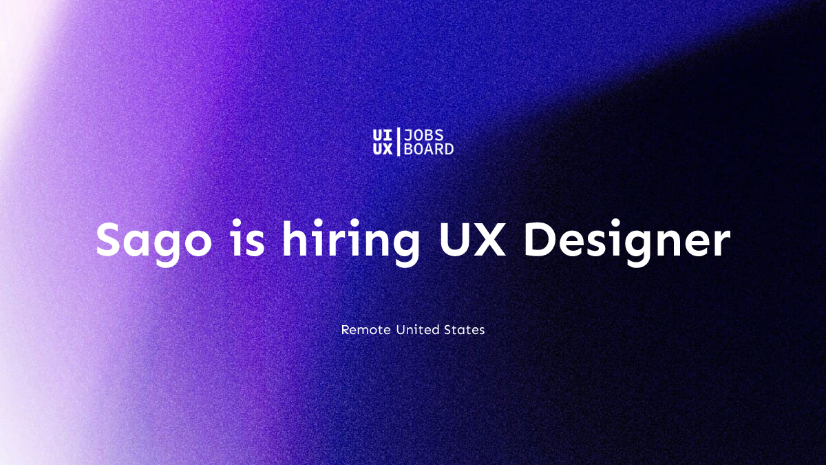 Remote UX Designer at Sago in United States