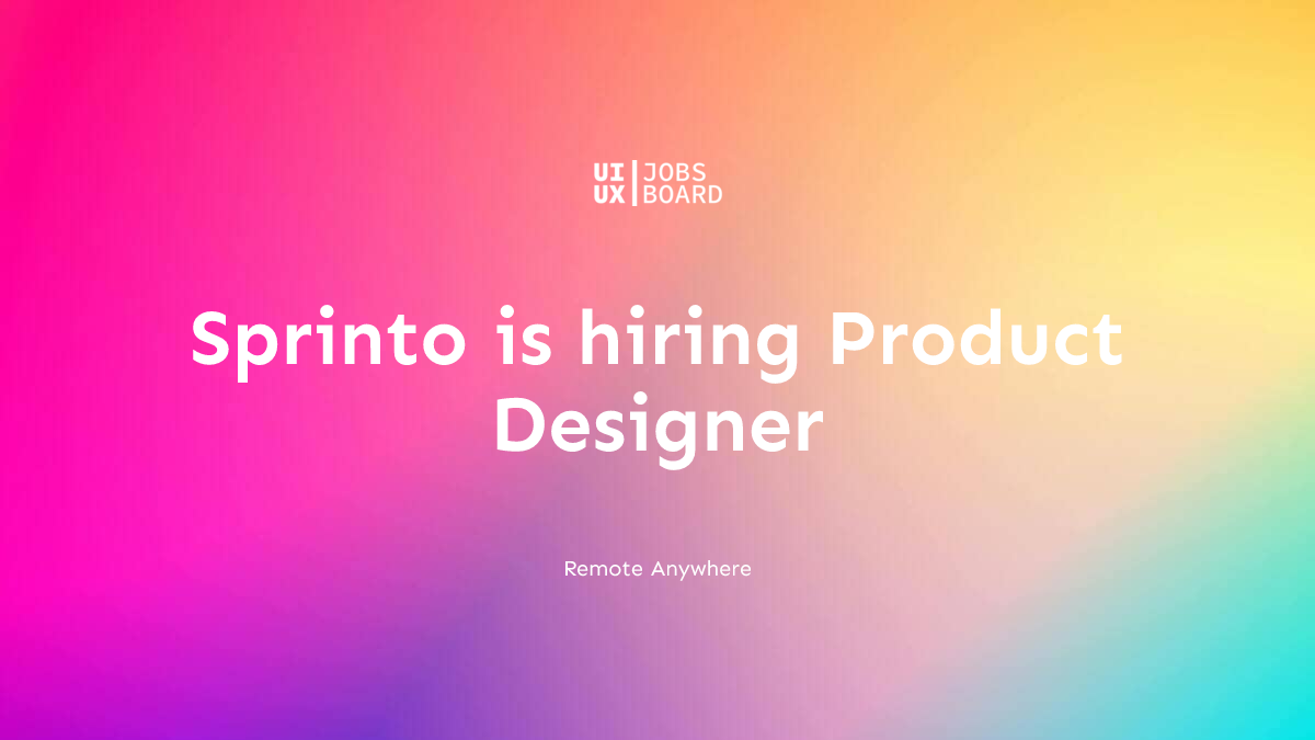 Remote Product Designer at Sprinto in Anywhere