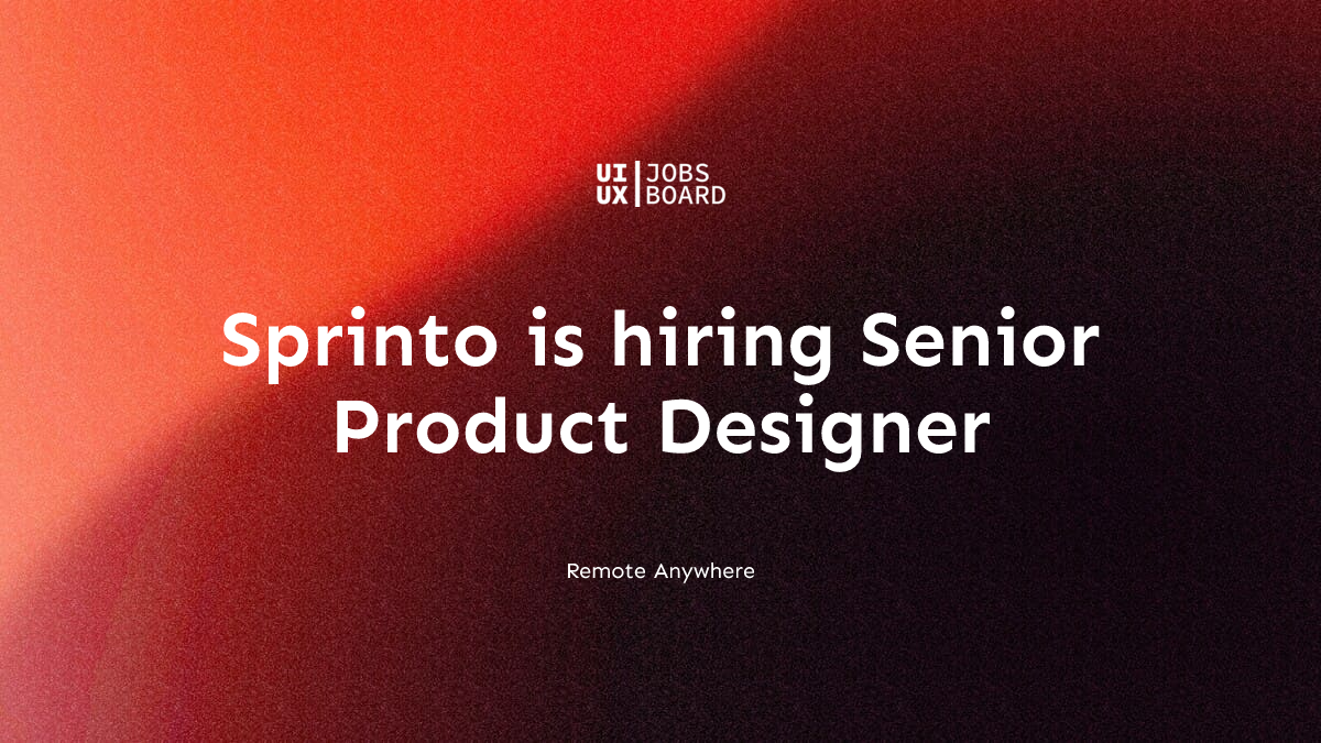 Remote Senior Product Designer at Sprinto in Anywhere