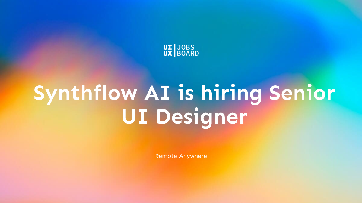 Remote Senior UI Designer at Synthflow AI in Anywhere