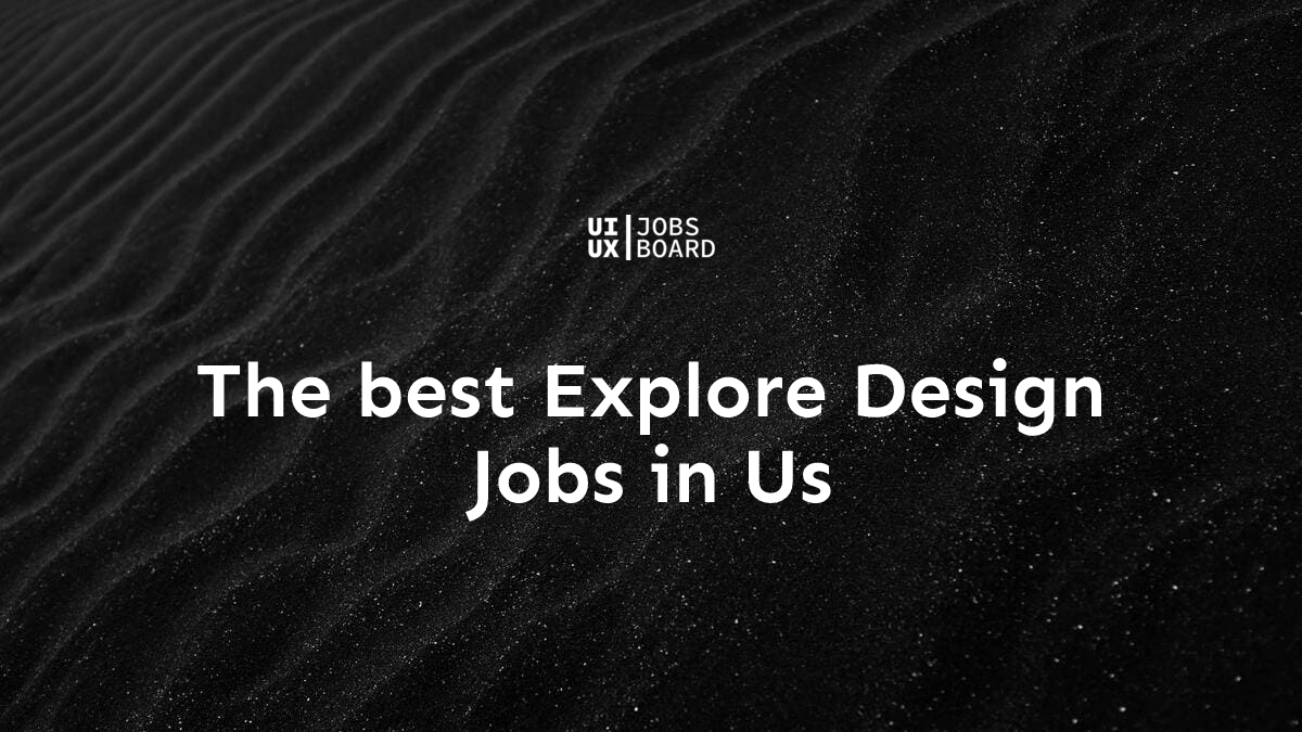 Design Jobs (UX, Product Design, Research) in Us