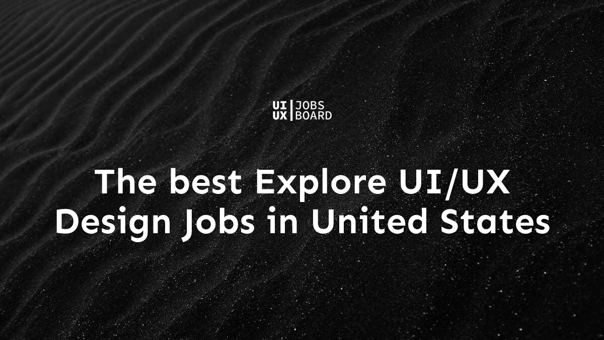 UI/UX Design Jobs in United States