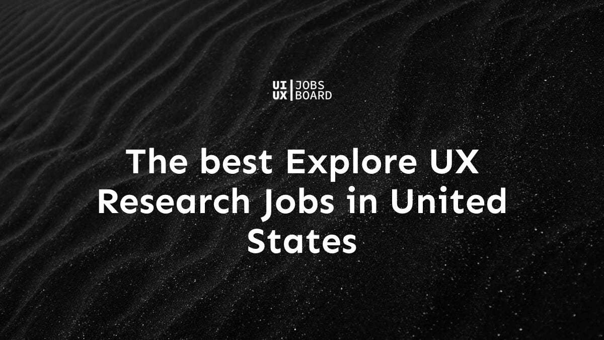 UX Research Jobs in United States