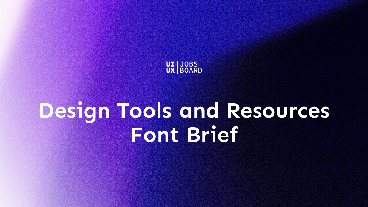 Font Brief - Design Tools and Resources