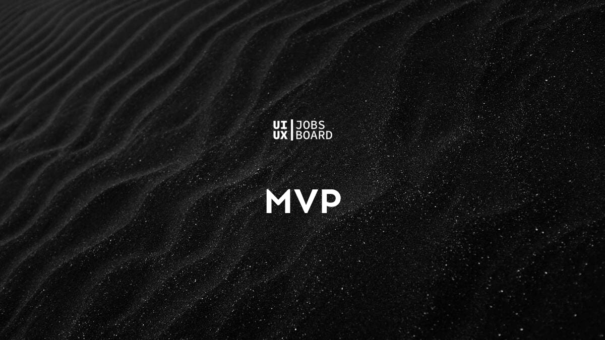 MVP - UX Design Terms