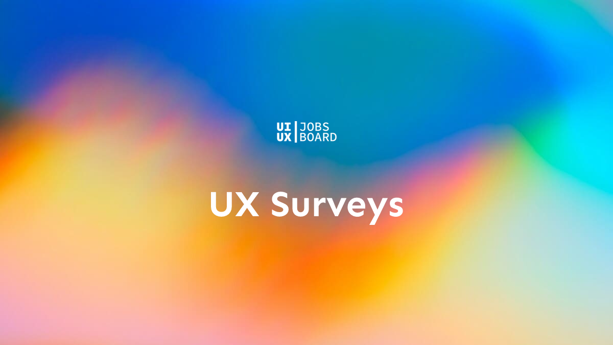 UX Surveys - UX Design Terms