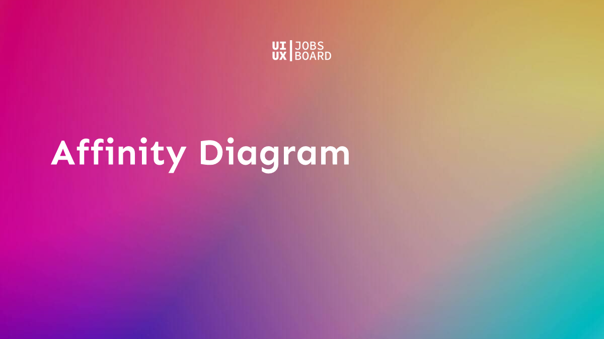 Affinity Diagram - UX Design Terms