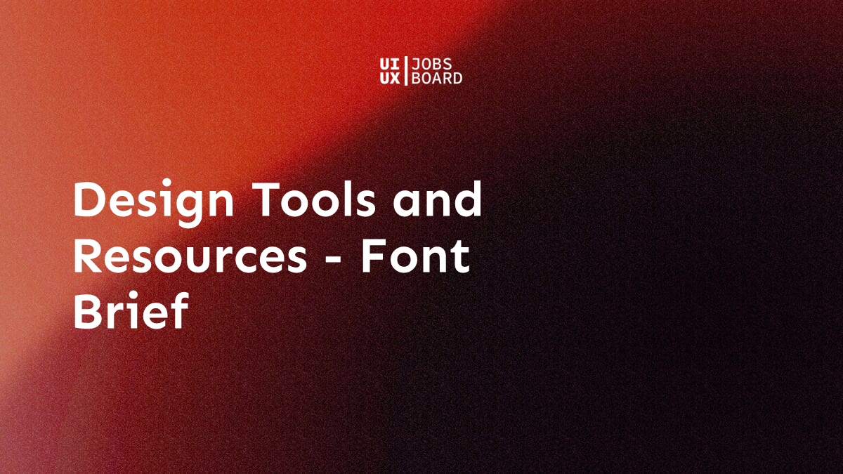 Font Brief - Design Tools and Resources