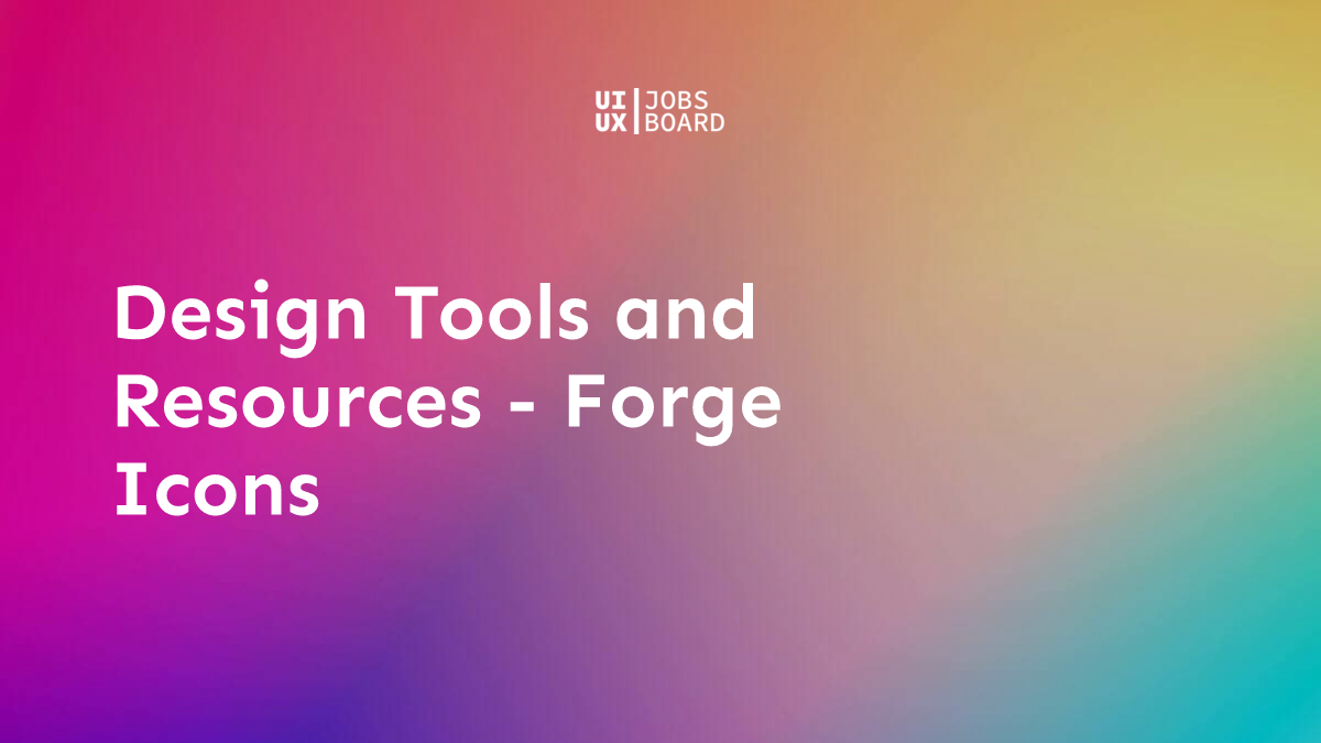 Forge Icons - Design Tools and Resources