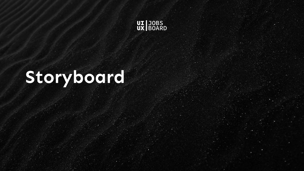 Storyboard - UX Design Terms