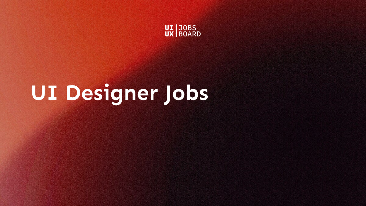 UI Designer Jobs | Remote & Full-time Roles 2025