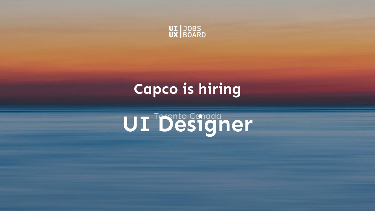 UI Designer at Capco in Toronto Canada