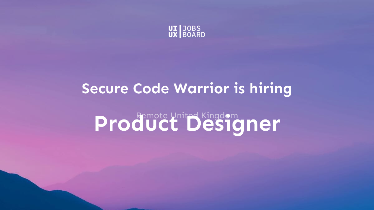 Remote Product Designer at Secure Code Warrior in United Kingdom
