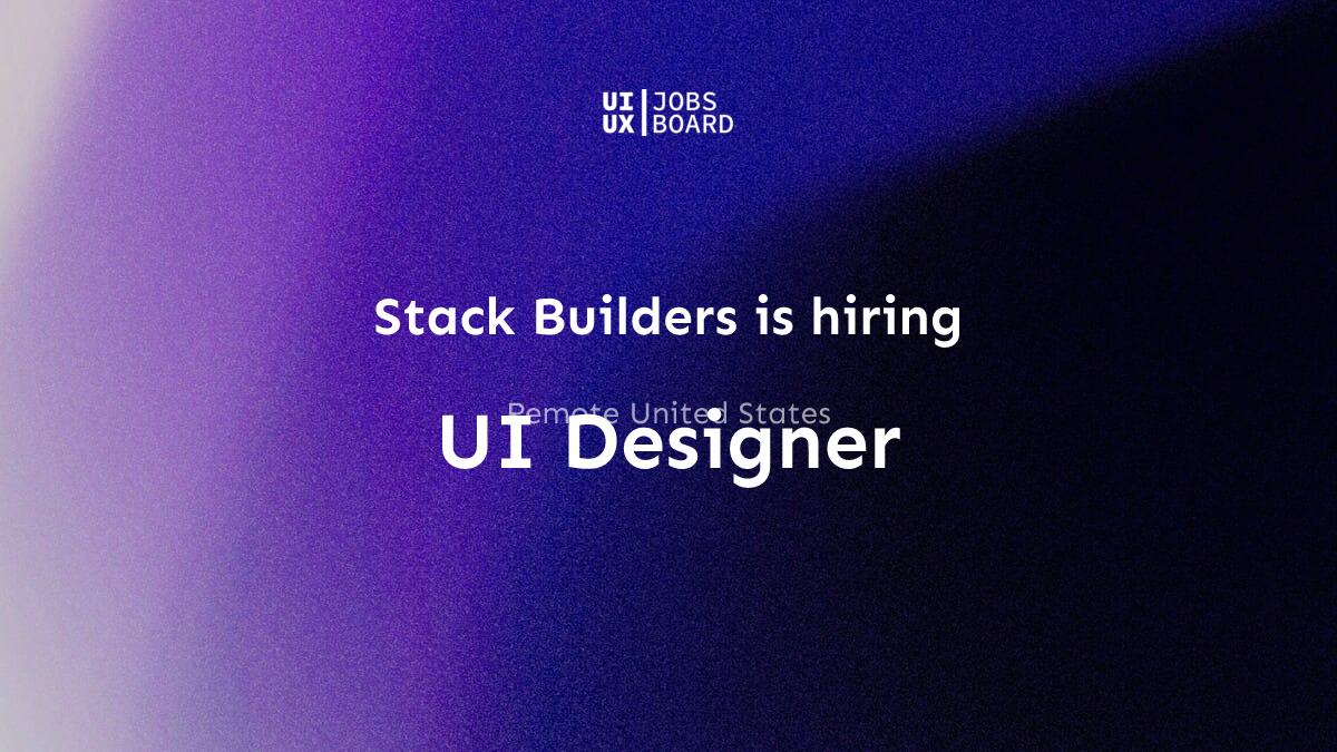 Remote UI Designer at Stack Builders in United States