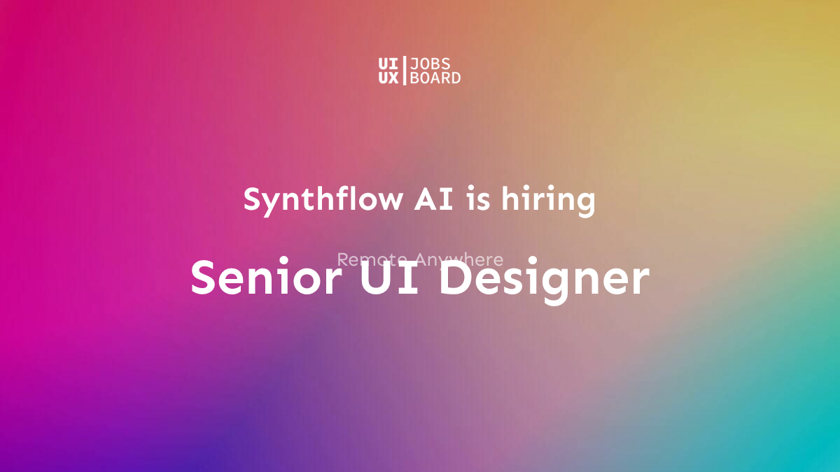 Remote Senior UI Designer at Synthflow AI in Anywhere